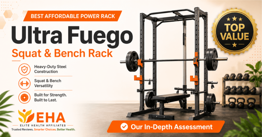 Best Affordable Rack Power Cage: Ultra Fuego Squat & Bench Rack - Elite ...